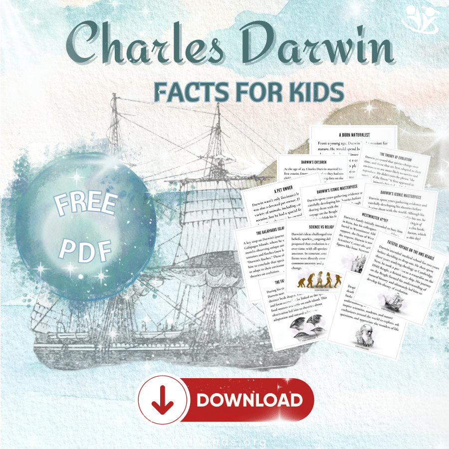 The Best Charles Darwin Facts for Kids (Free PDF) | KidMinds