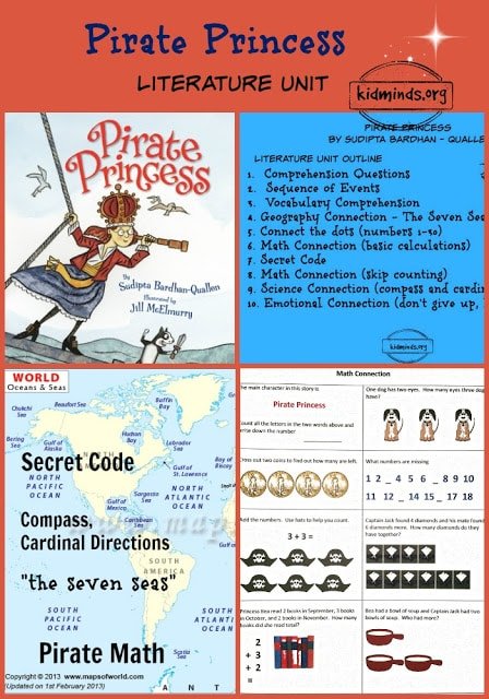 Pirate Princess – Literature Unit with printables | KidMinds