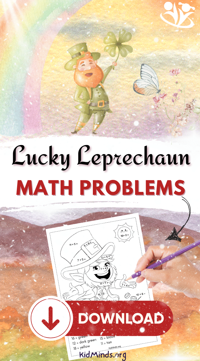 The Best Lucky Leprechaun Math for Kids (Free PDF) | KidMinds