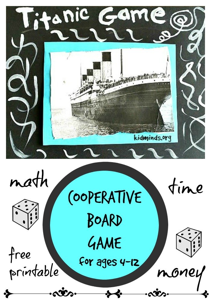 Titanic Math Game: cooperative board game for children 4-12 | KidMinds