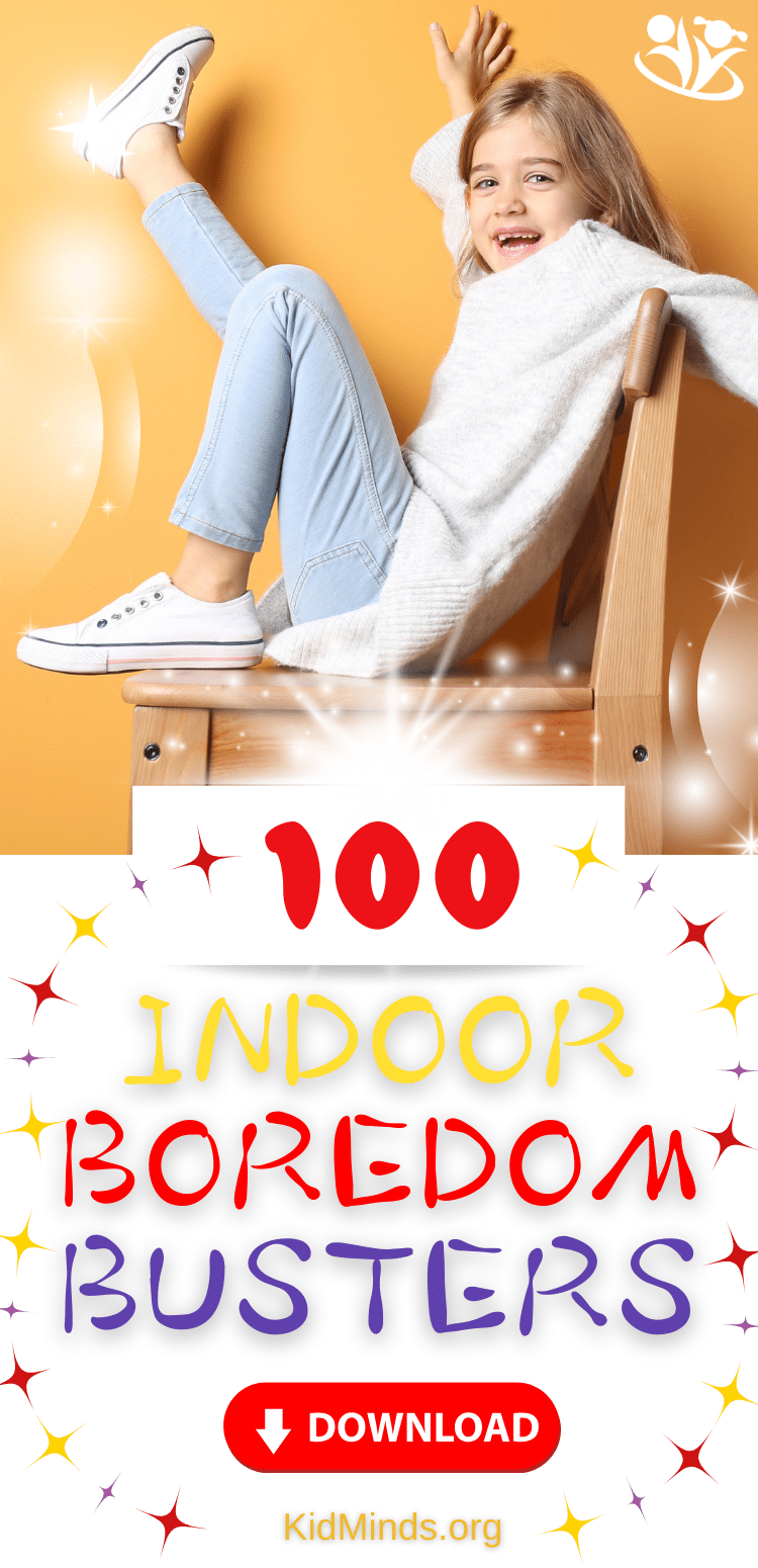 The Best Indoor Boredom Busters (Free Printable) | KidMinds