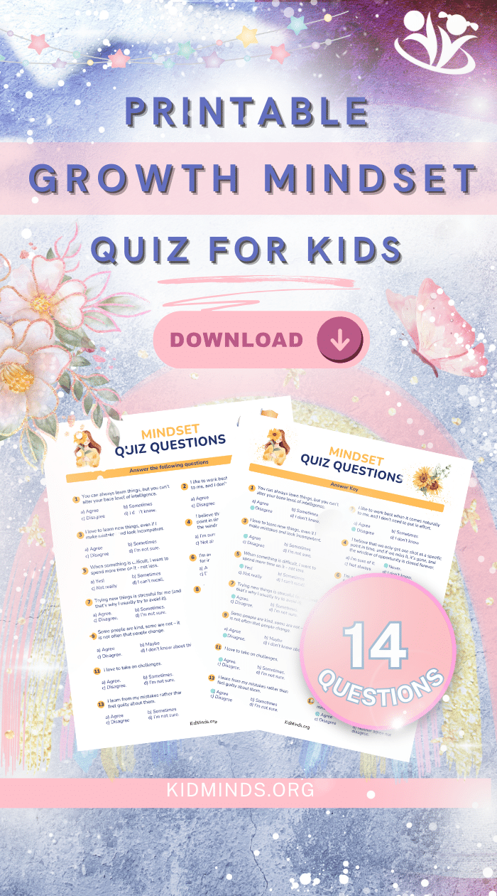 The Best Growth Mindset Quiz for Kids (Free Printable) | KidMinds