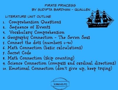 Pirate Princess – Literature Unit with printables | KidMinds