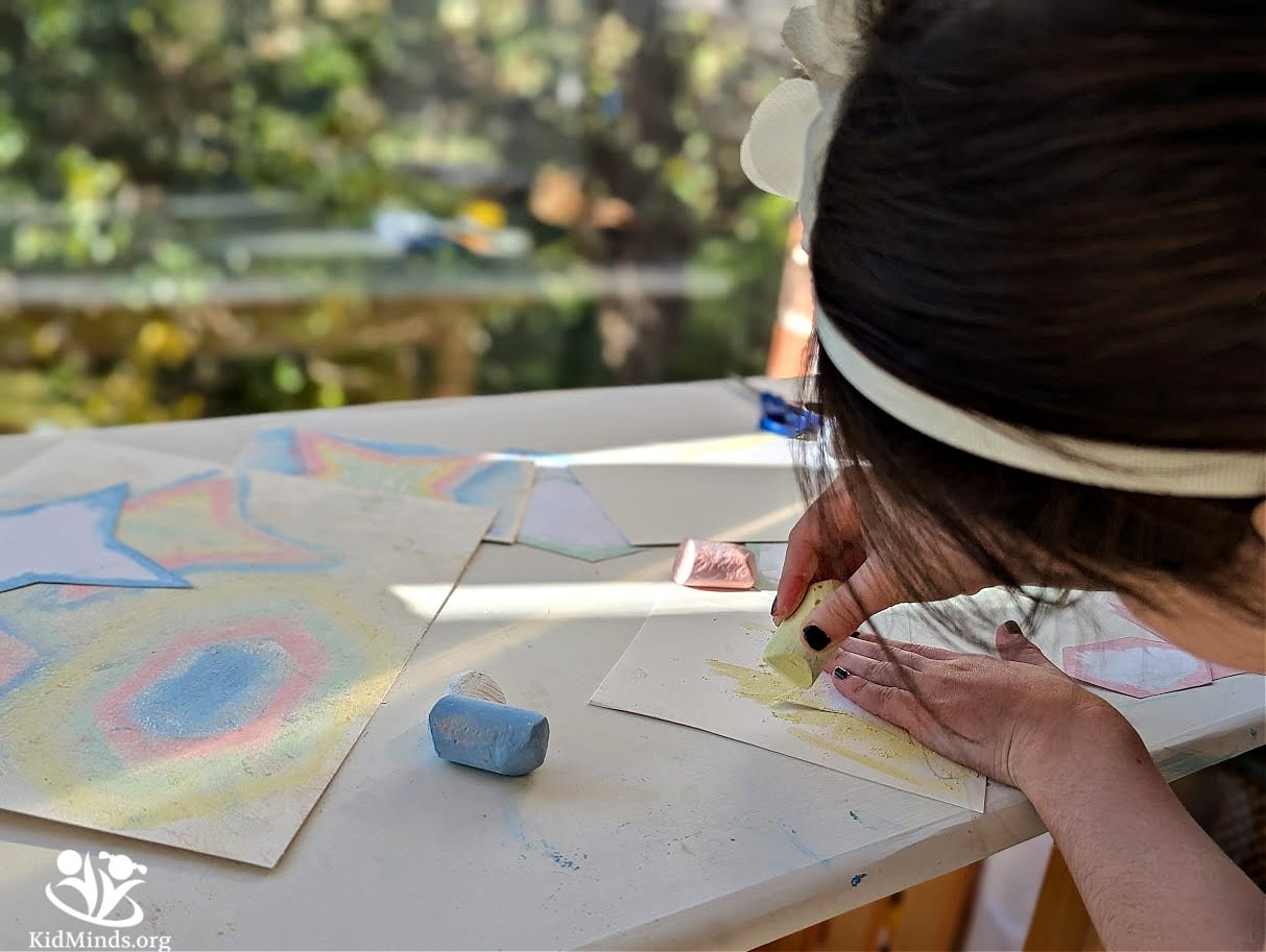 The Best Indoor Chalk Art (with a FREE Template) | KidMinds