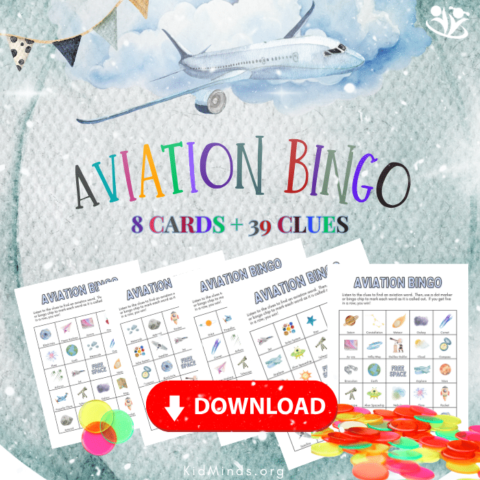The Best Aviation Bingo With Riddle-Style Call Cards | KidMinds
