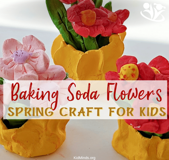 How to Make Baking Soda Flowers (Free PDF) | KidMinds