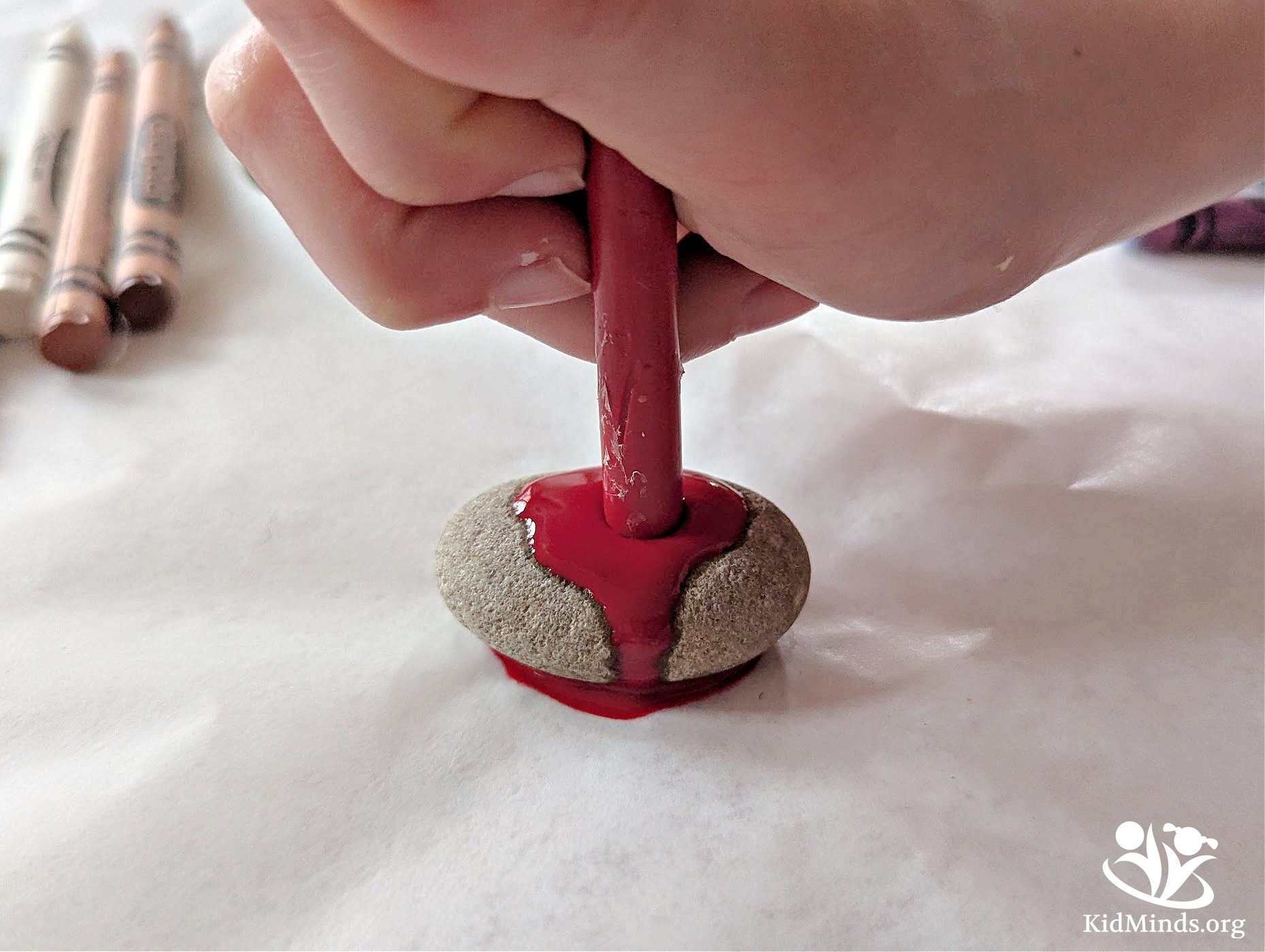 How to Make Hot Stone Crayons Art (Free PDF) | KidMinds