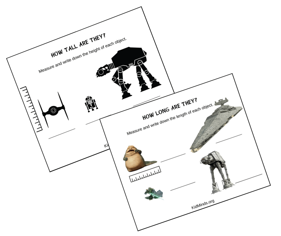 How to Make Star Wars Cubes and Use a Ruler | KidMinds