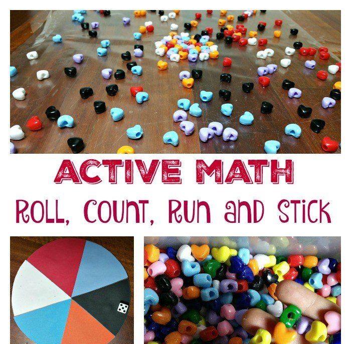 Active Math: Roll, Count, Run and Stick | KidMinds