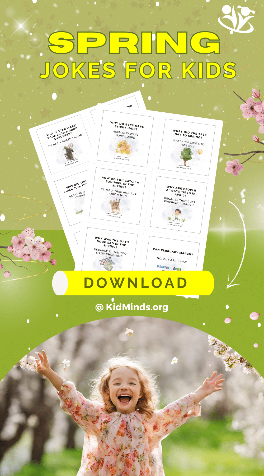 The Best Spring Jokes for Kids (FREE download) | KidMinds