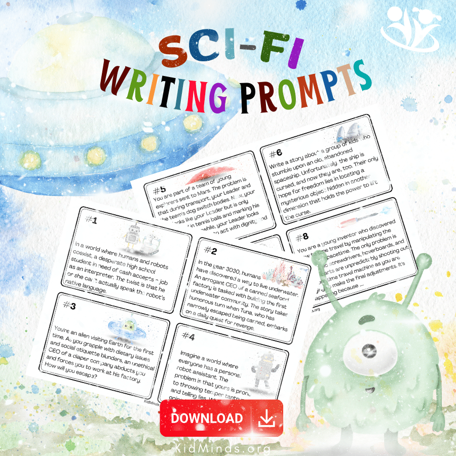 The Best Sci-Fi Prompts for Kids (Free PDF) | KidMinds
