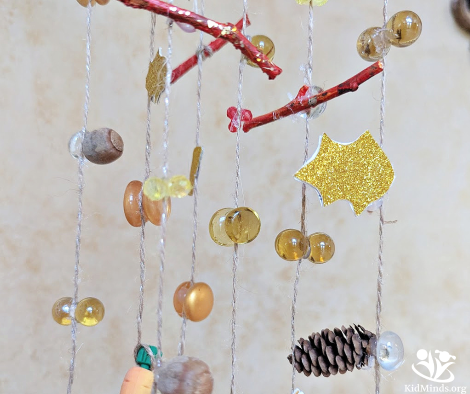 How to Make Simple Fall Wind Chimes With Kids | KidMinds