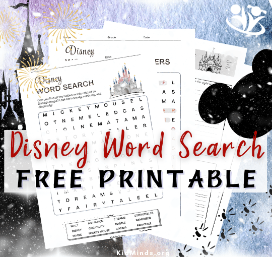 The Best Disney Word Search for Kids (Free PDF) | KidMinds