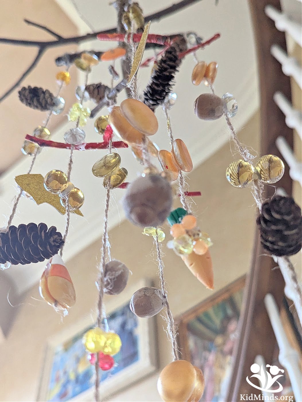 How to Make Simple Fall Wind Chimes With Kids | KidMinds