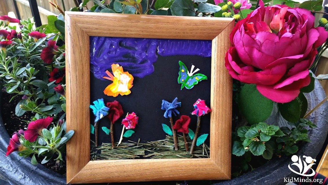 Teach Symmetry with Backyard Nature Collage | KidMinds