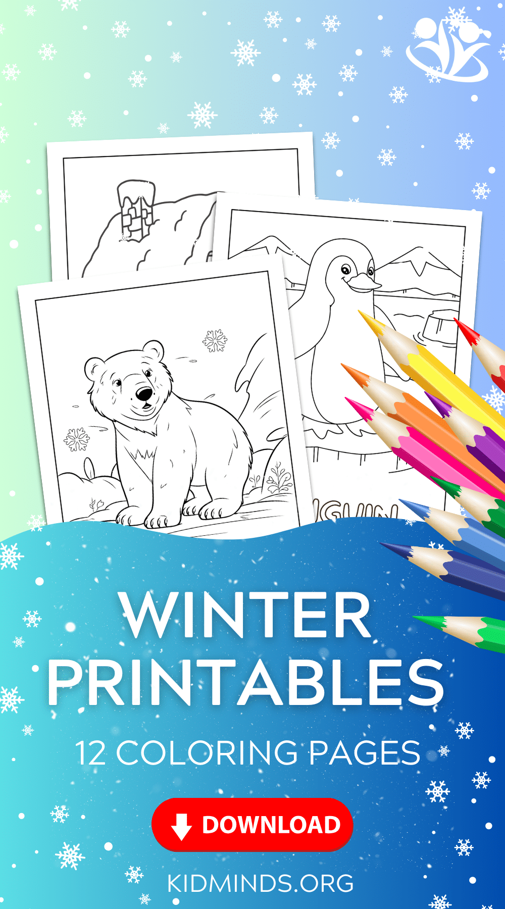 The Best Winter Coloring Pages (Free Printable) | KidMinds