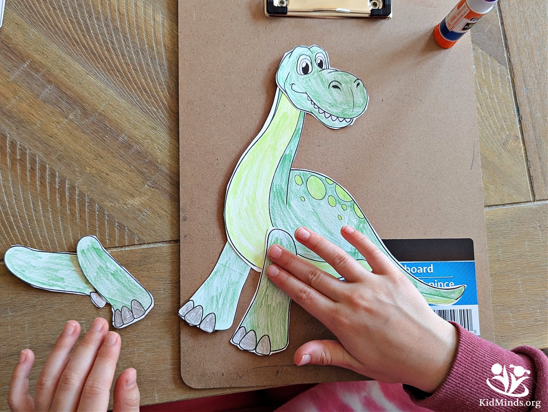 The Best Dinosaur Cut-and-Paste Craft (Free PDF) | KidMinds
