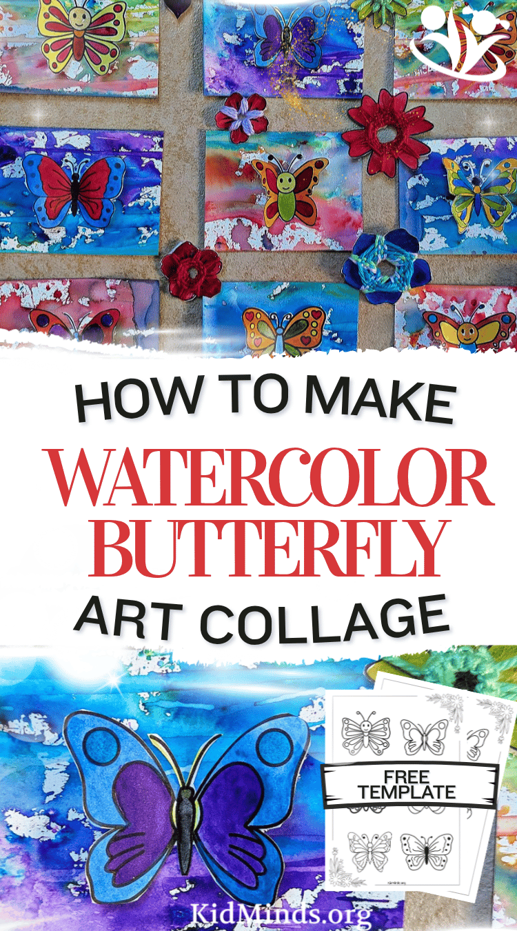 How to Make Fun Butterfly Collage (Free PDF) | KidMinds