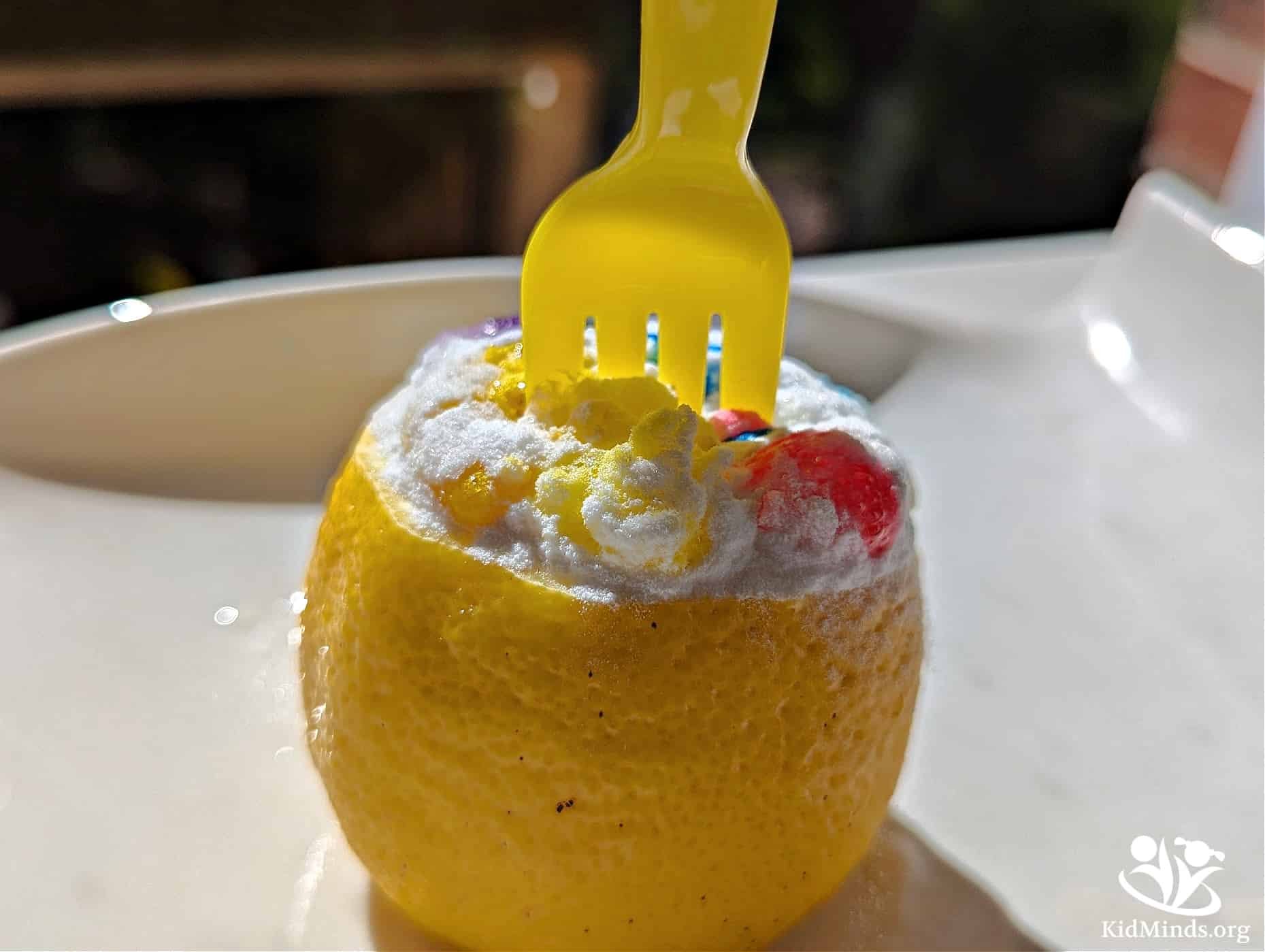 How to Make a Lemon Volcano (+ Printables) | KidMinds