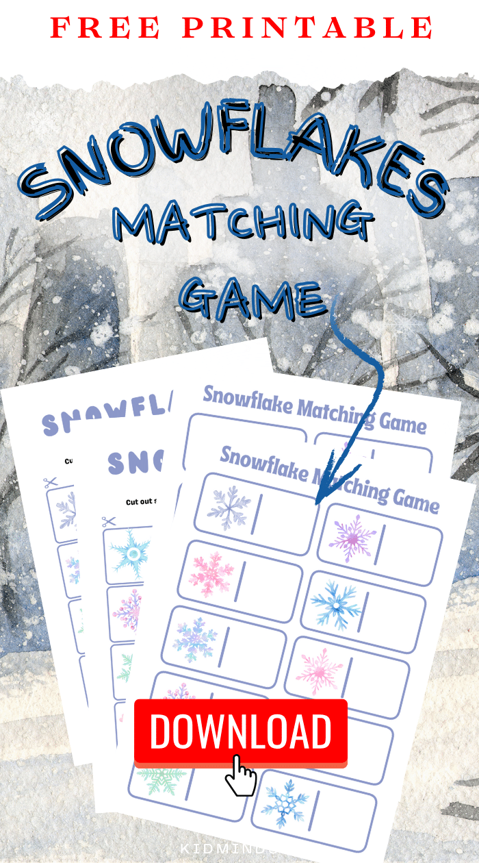 The Best Snowflakes Matching Game (Free PDF) | KidMinds