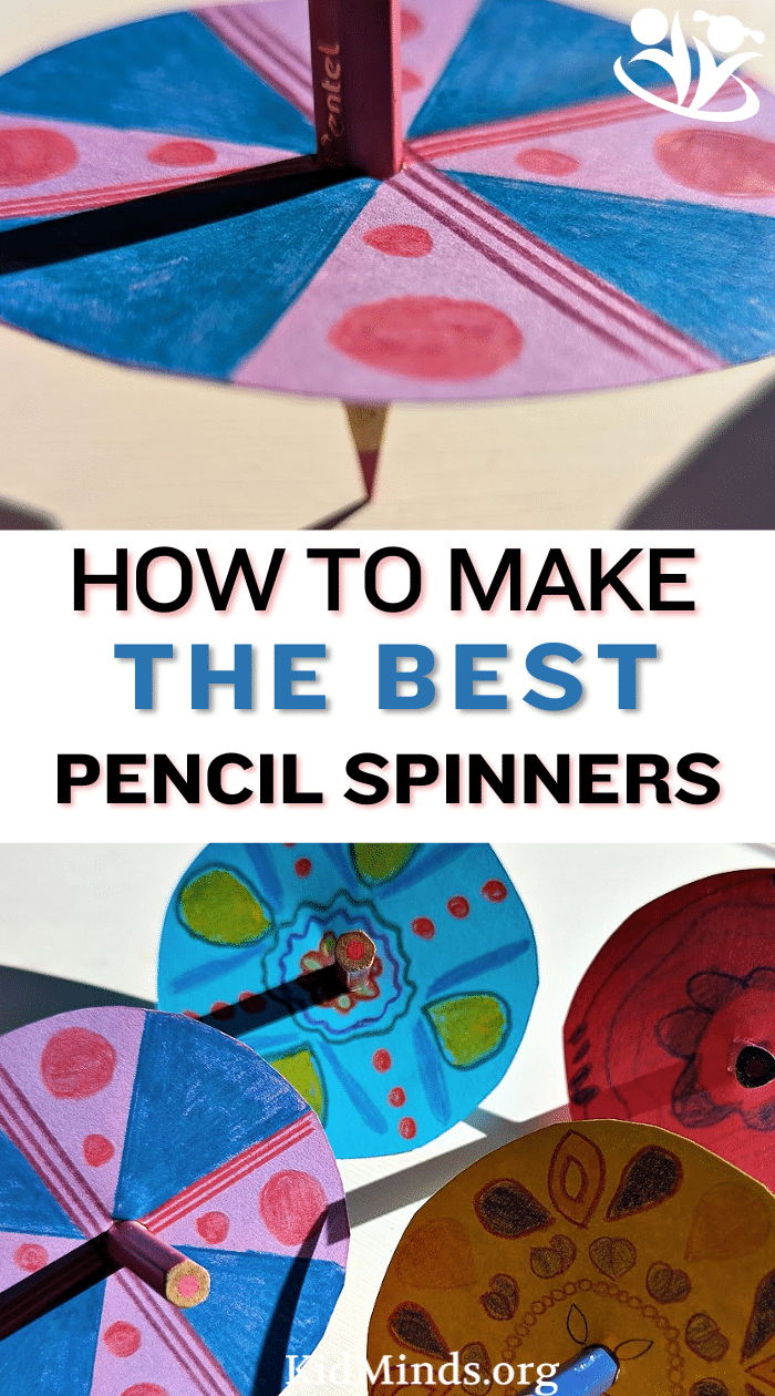 How to Make Pencil Spinners (Science Craft) | KidMinds