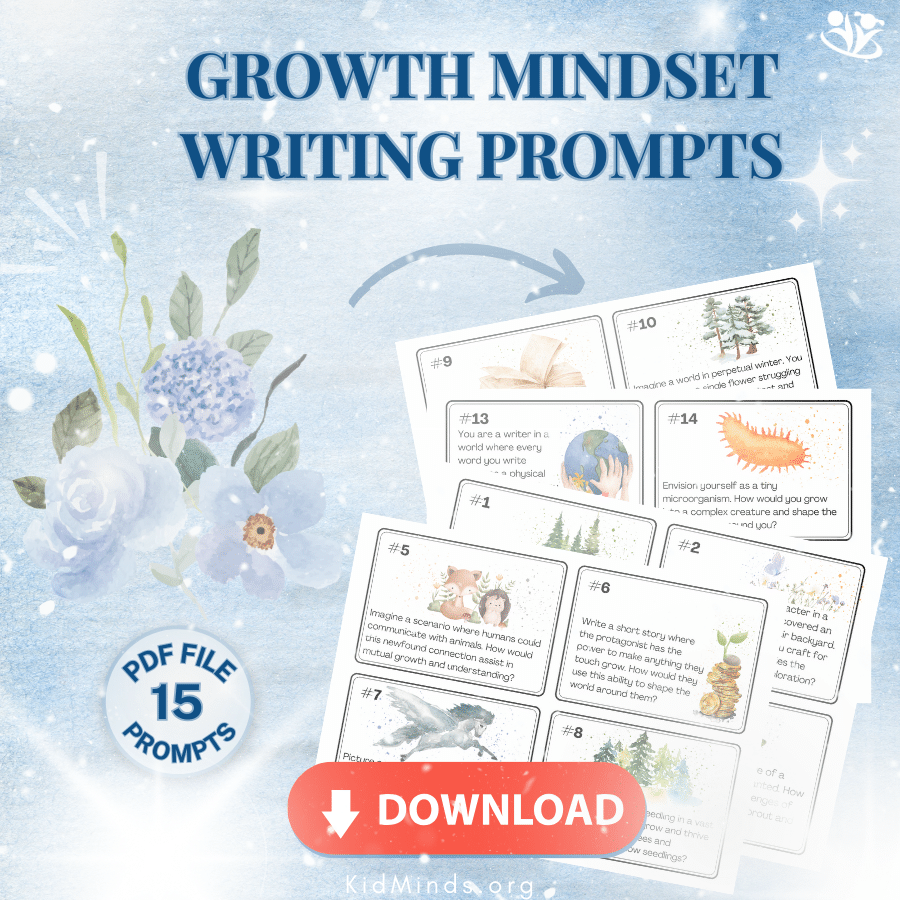 The Best Growth Mindset Prompts (Free Cards) | KidMinds