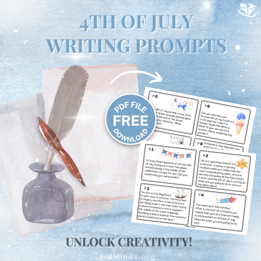 The Best 4th of July Writing Prompts (Free) | KidMinds