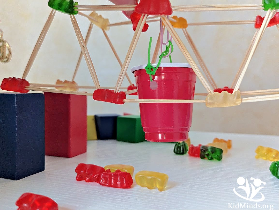 The Best Gummy Bridge Engineering Challenge | KidMinds