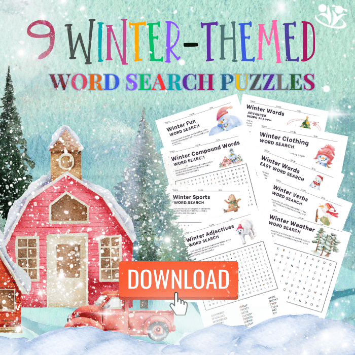 The Best 9 Winter Word Search Puzzles (Free) | KidMinds