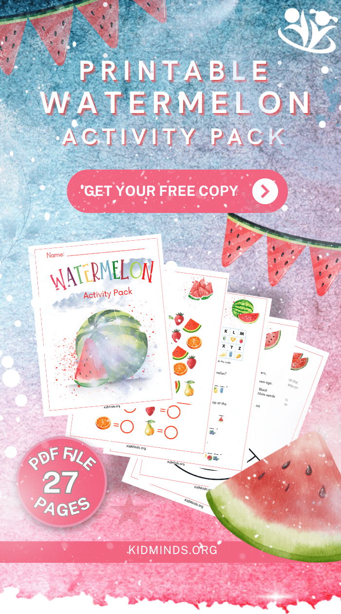The Best Watermelon Activity Pack for Kids (Free) | KidMinds