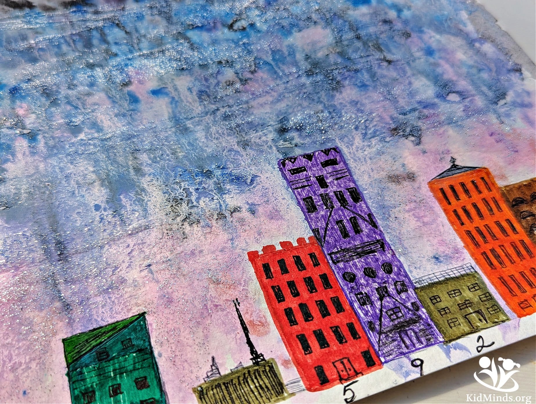 How to Make Pi Digits City Skyline (Free PDF) | KidMinds