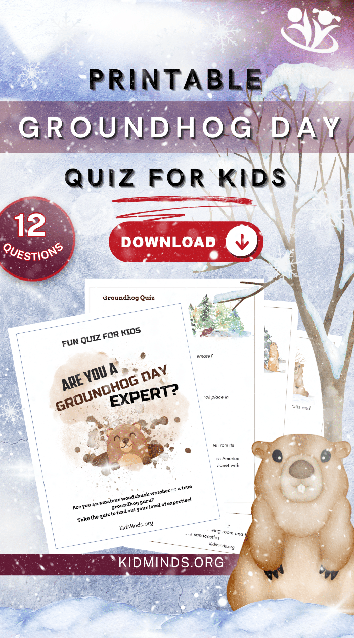 The Best Groundhog Day Quiz for Kids (Free PDF) | KidMinds