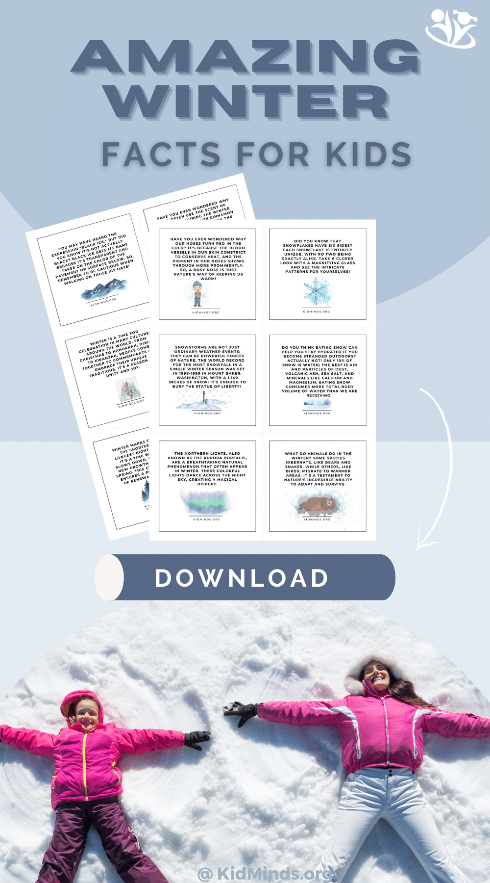 The Best Facts About Winter for Kids (Free Printable) | KidMinds