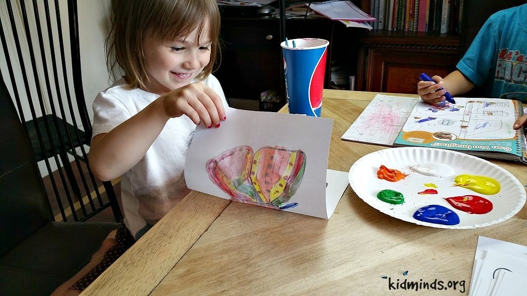 Symmetry for Little Kids Art Project with Free Printables | KidMinds