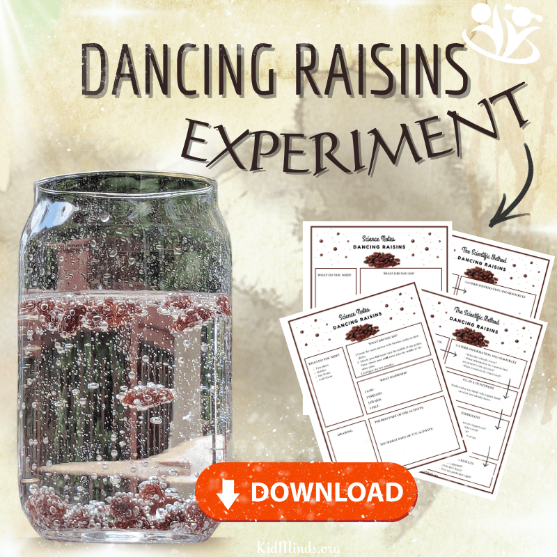How to Make Raisins Dance (Free Science PDF) | KidMinds