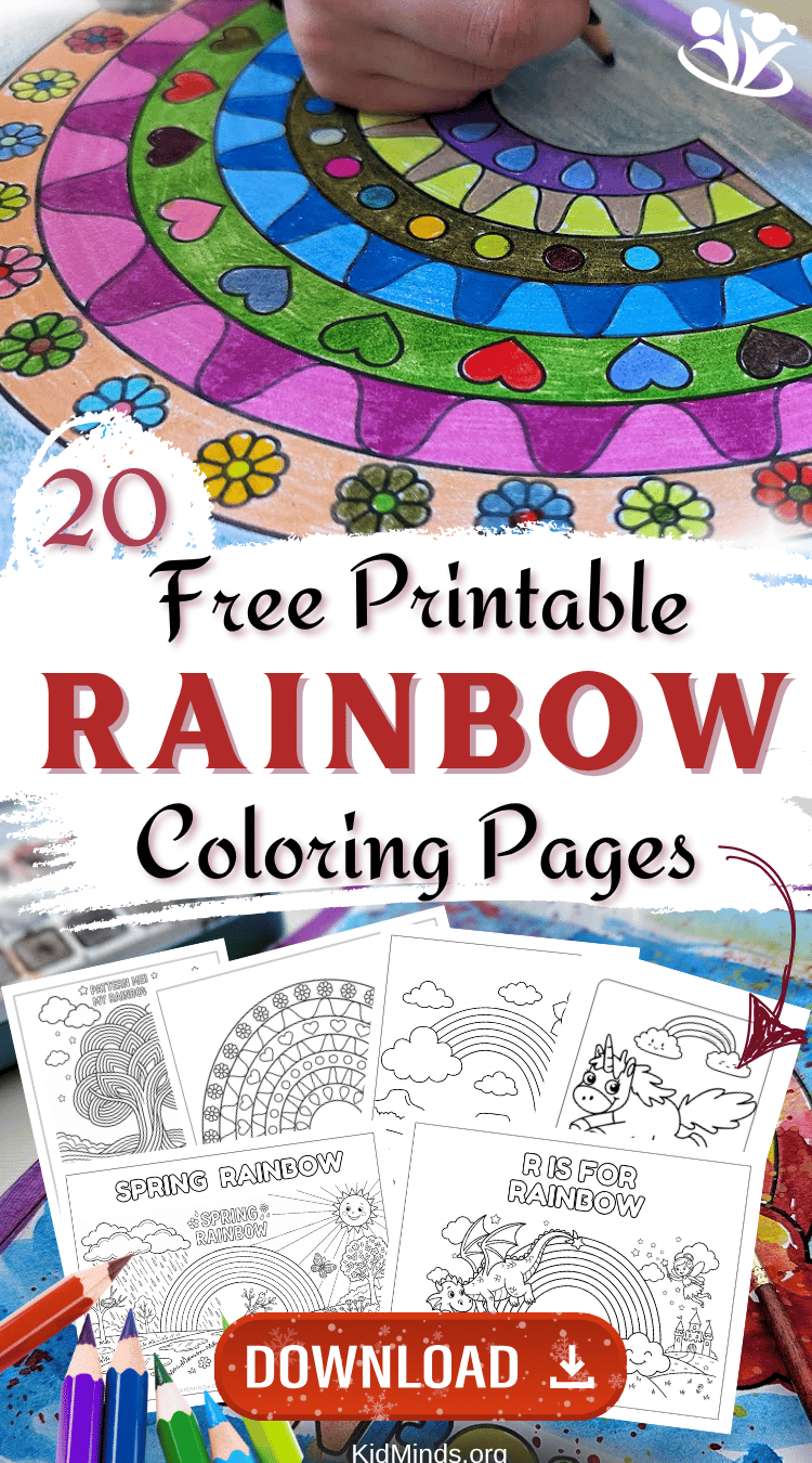 The Best Rainbow Coloring for Kids (Free PDF) | KidMinds