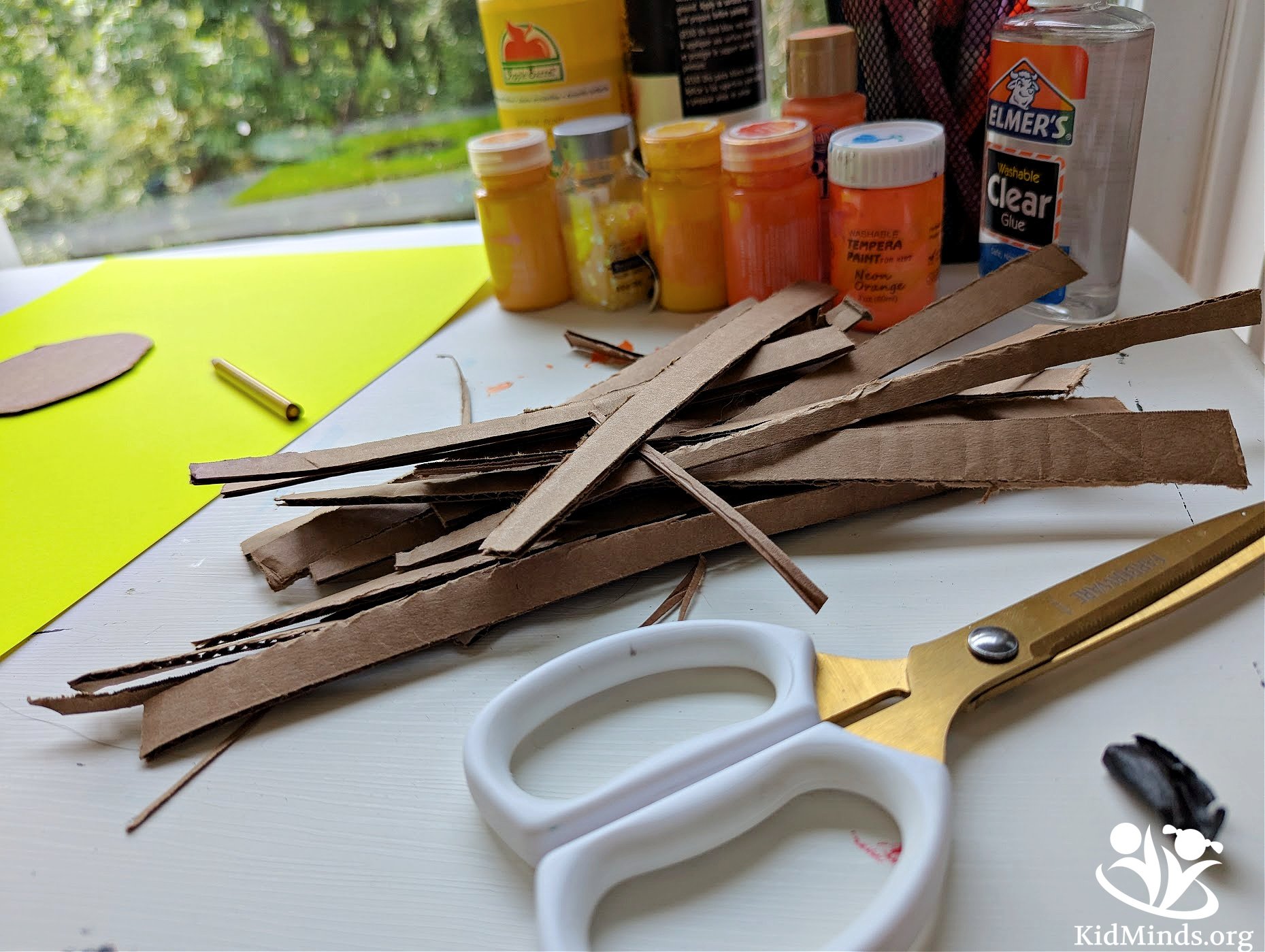 How to Make Cardboard Sun Craft (Free PDF) | KidMinds