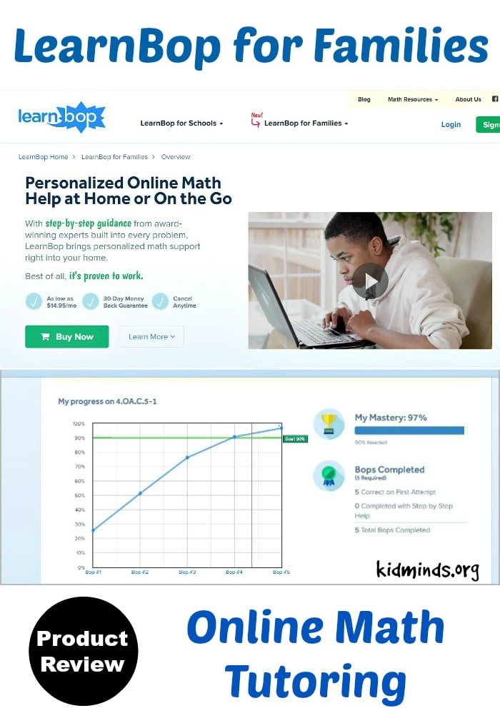 Online Math Tutoring LearnBop (Review) | KidMinds