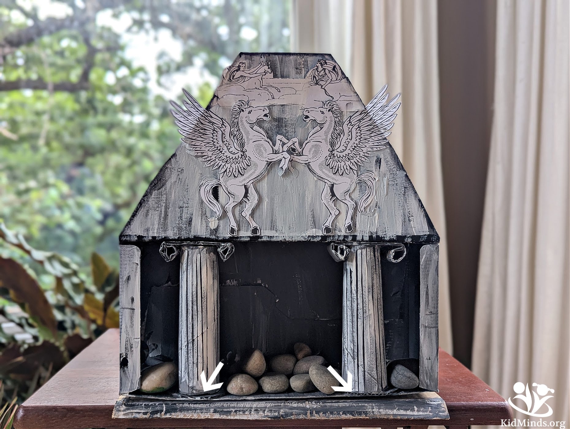 How to Make Ancient Greek Ionic Columns (Free PDF) | KidMinds