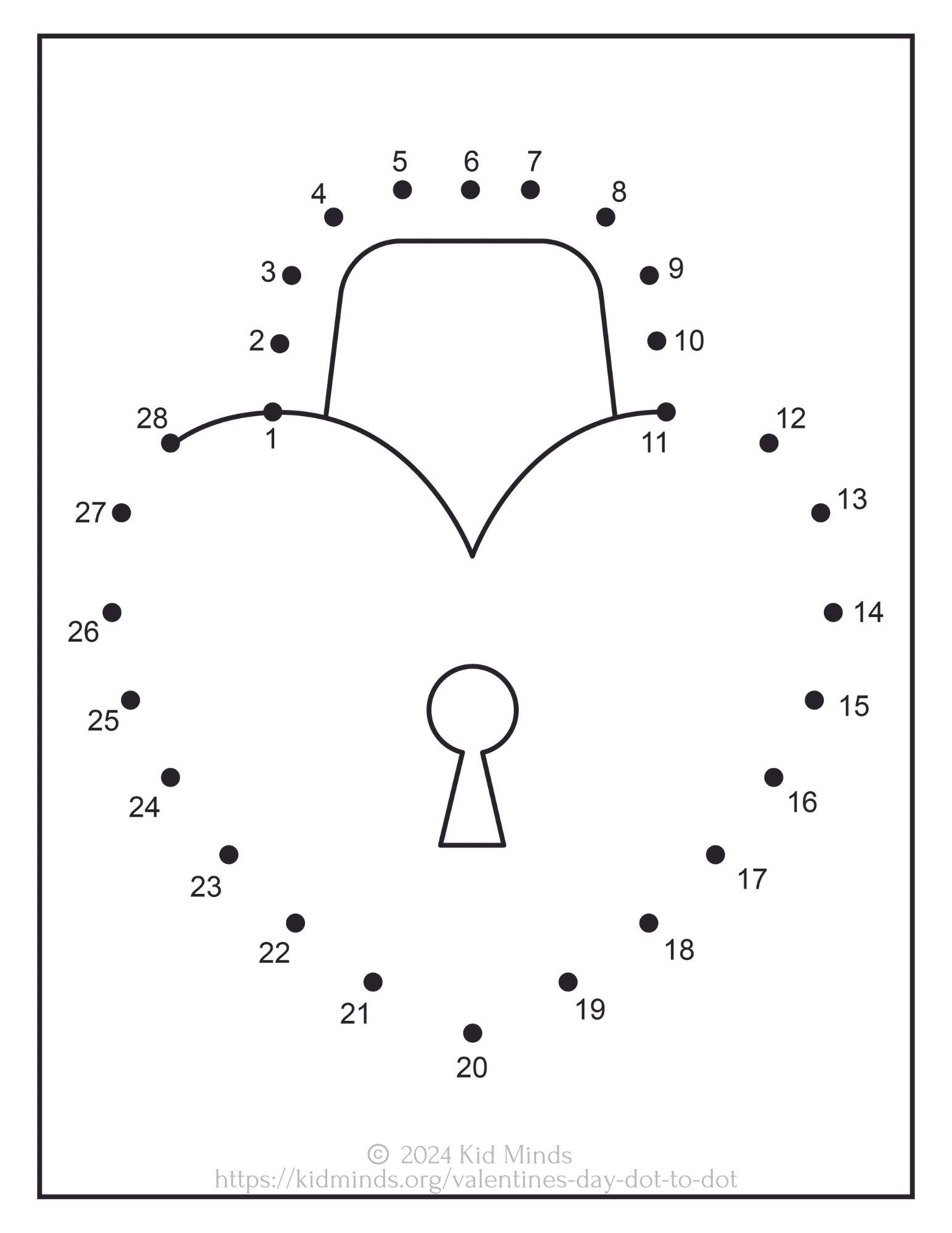 The Best Valentine’s Day Connect-the-Dot (Free PDF) | KidMinds