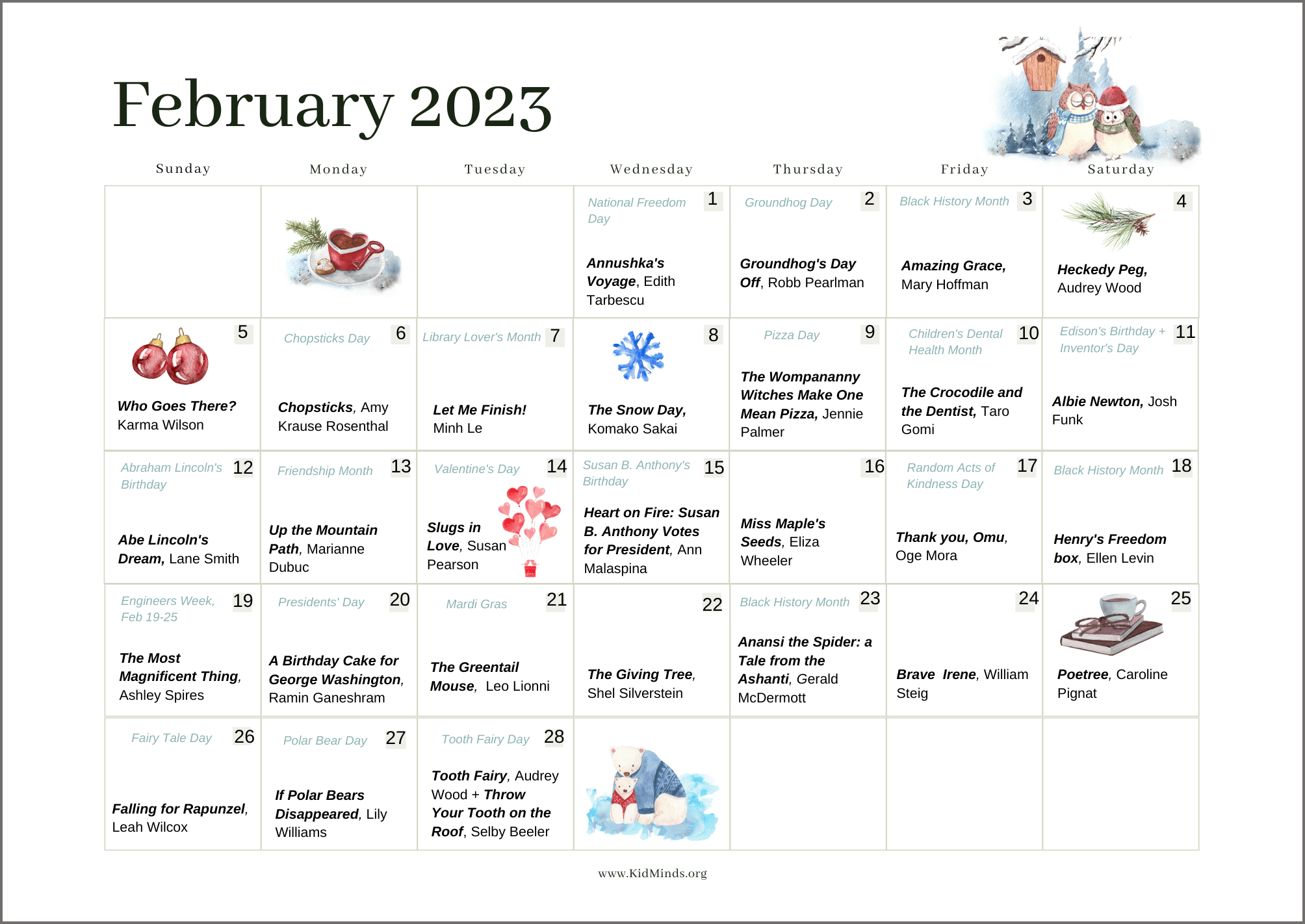 The Magic of Books: The Best Picture Books for Each Month of the Year ...