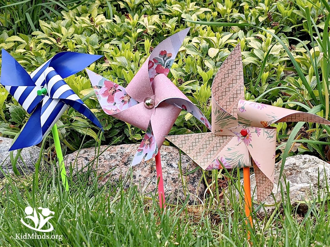 How to Make an Awesome Pinwheel (Free PDF) | KidMinds