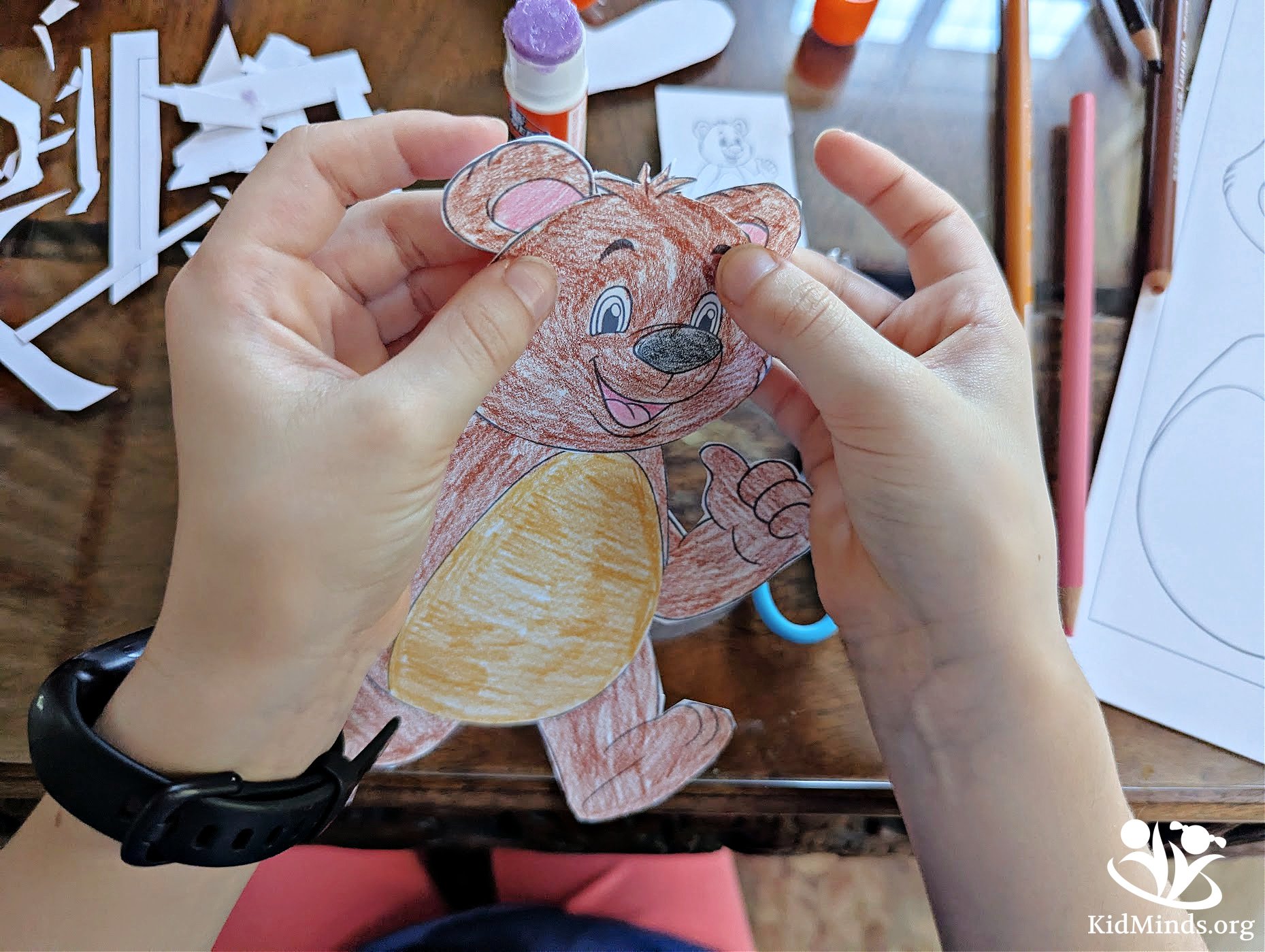 The Best Bear Cut-and-Paste Craft (Free PDF) | KidMinds