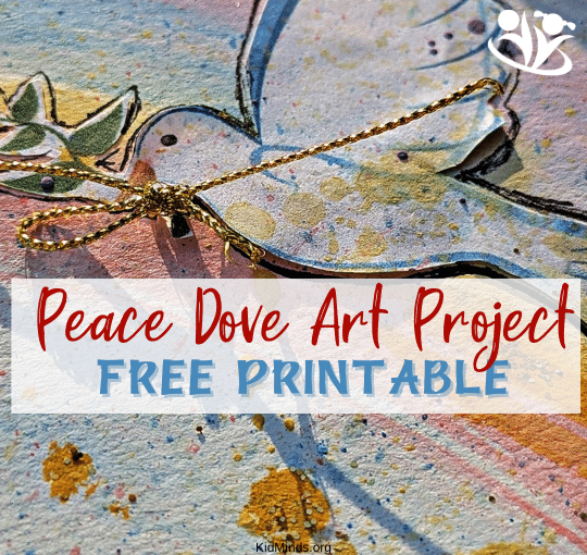 How to Make Peace Dove Art Project (Free PDF) | KidMinds