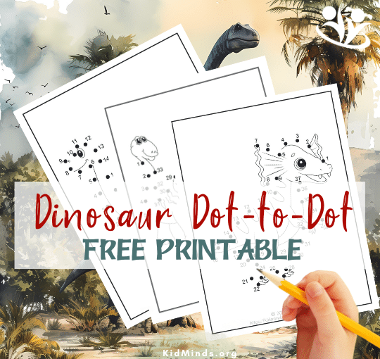 The Best Dinosaur Dot-to-Dot (Free Download) | KidMinds