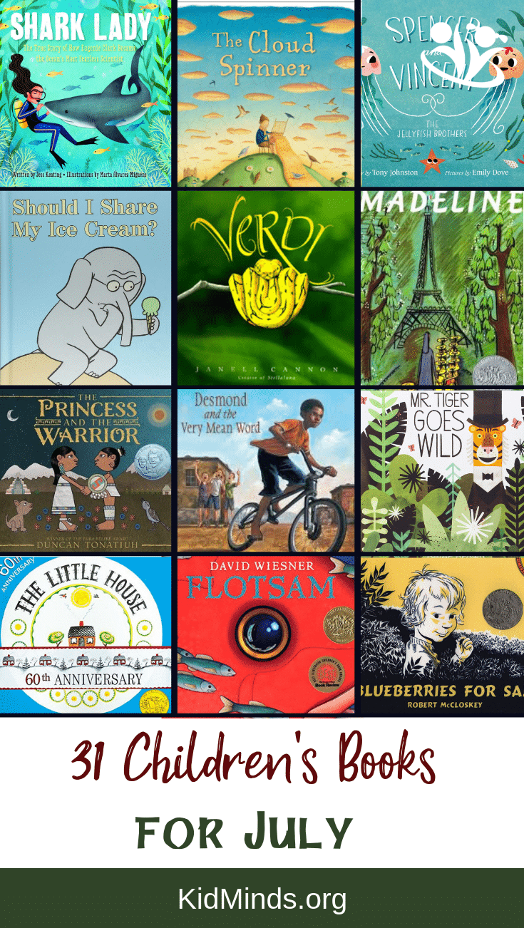 The Best Books to Read in July (Free Calendar) | KidMinds