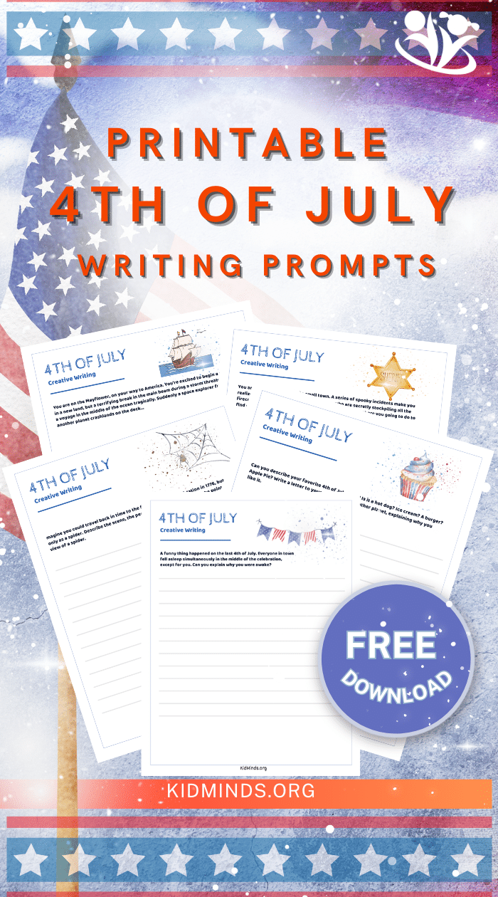 The Best 4th of July Writing Prompts (Free) | KidMinds