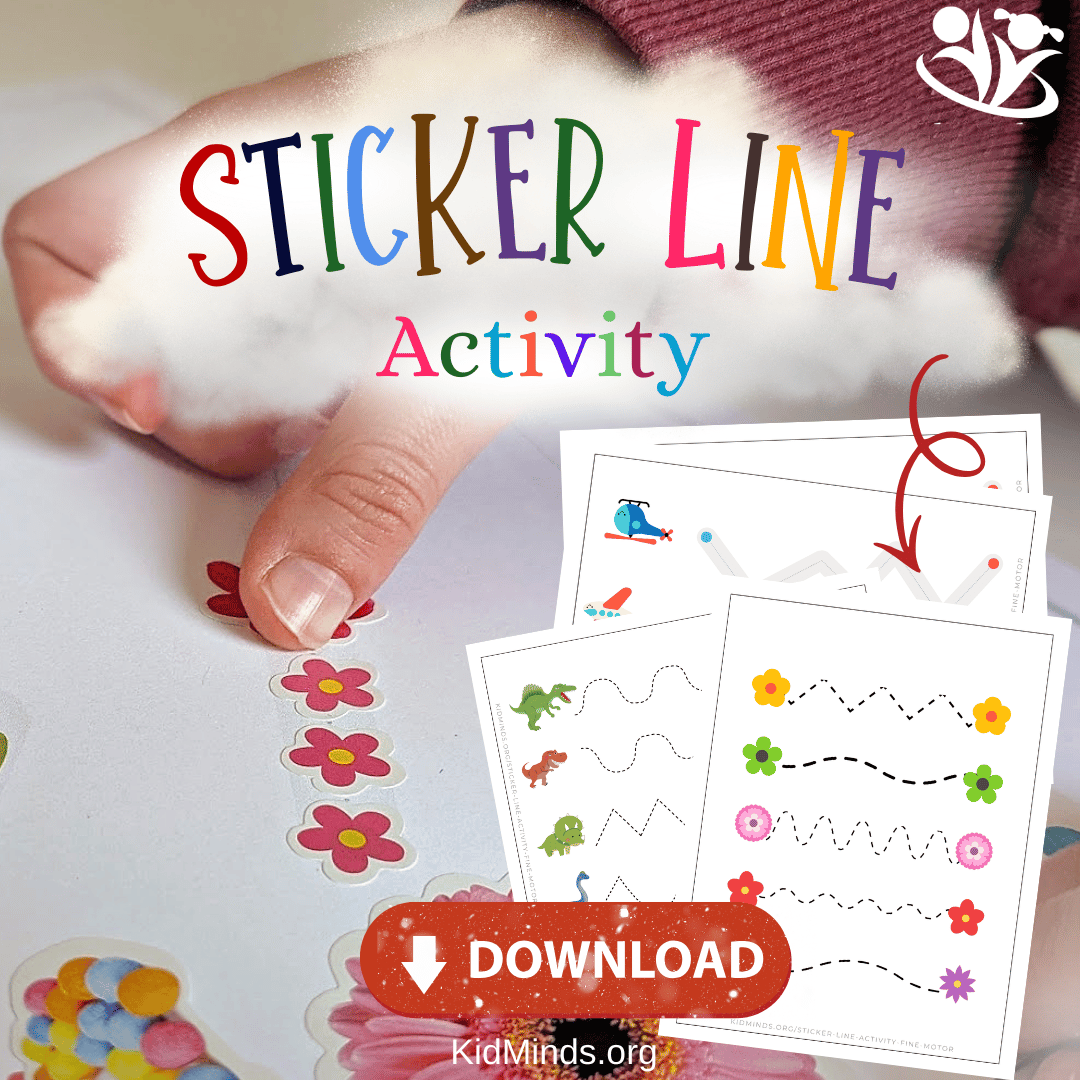 The Best Fine Motor Skills Sticker Activity (Free PDF) | KidMinds