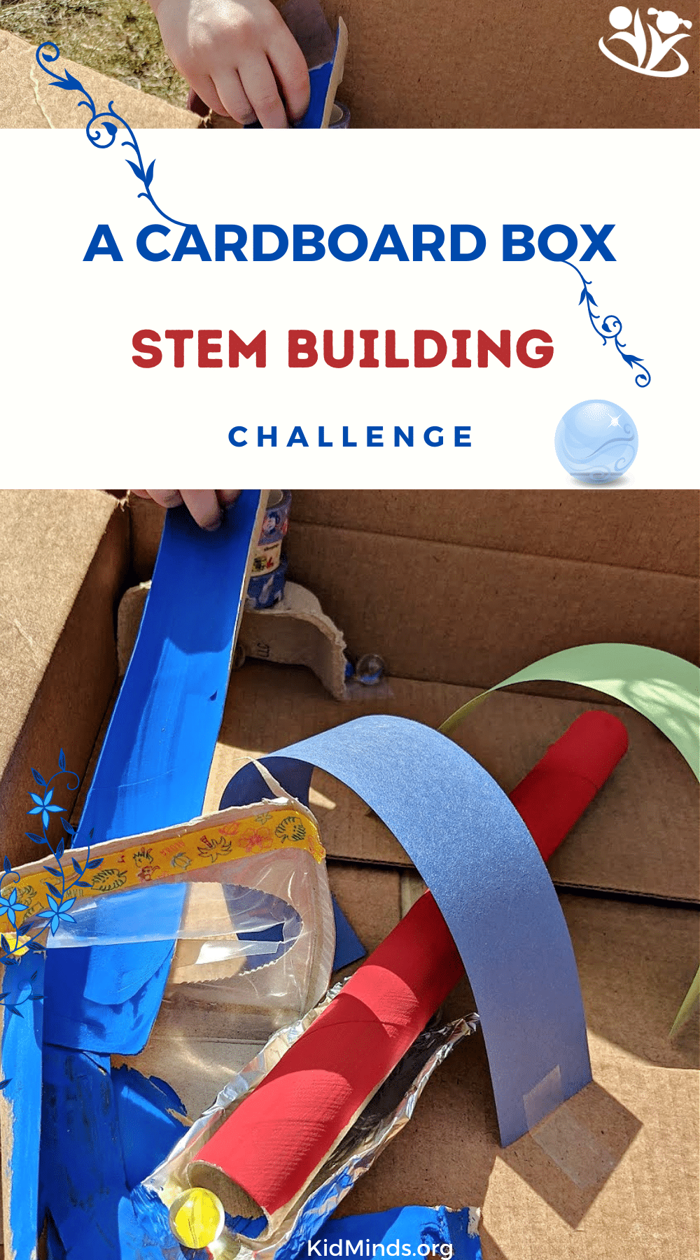 STEM Building Challenge: A Cardboard Box and Marbles | KidMinds