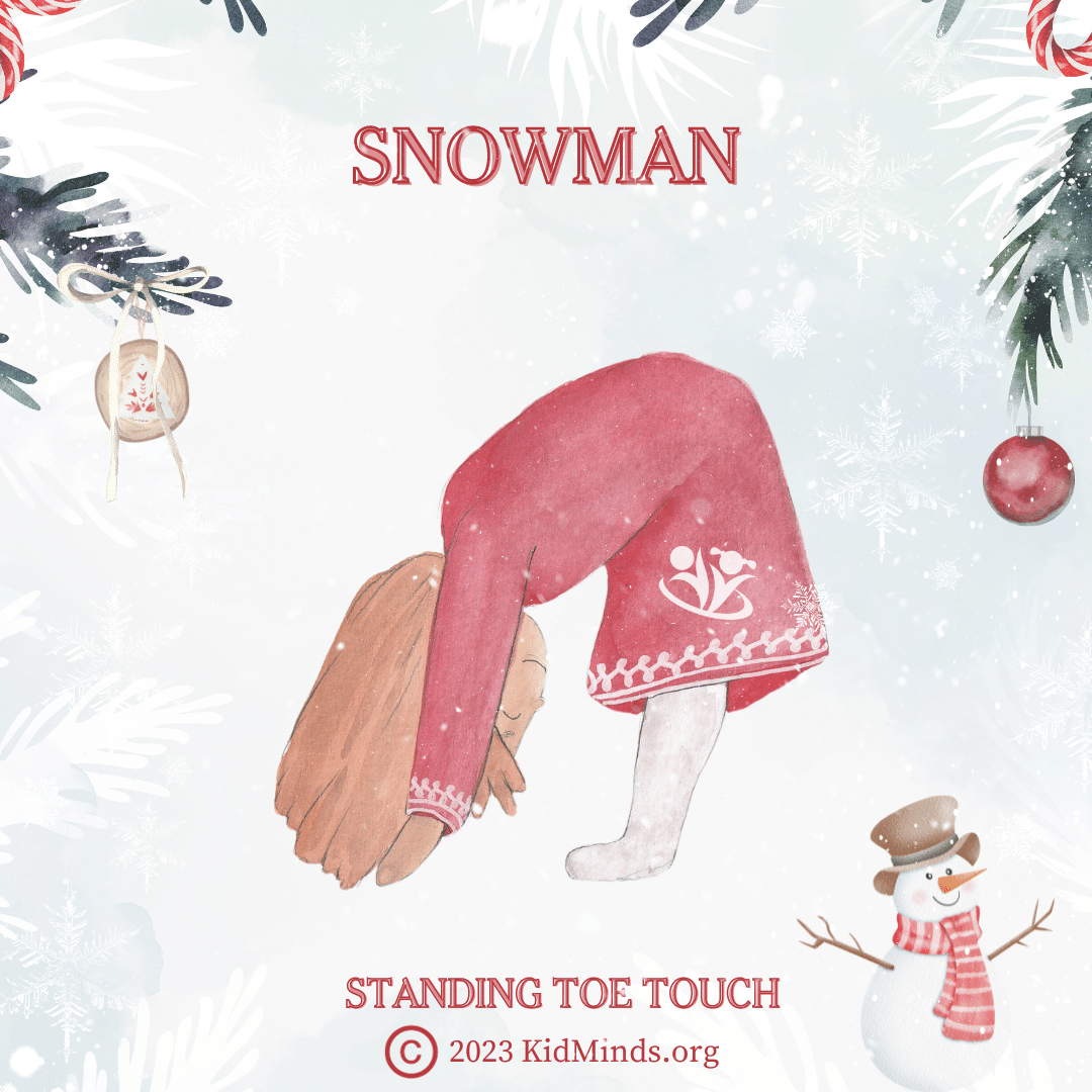 The Best 12 Christmas Yoga Poses (Free Download) | KidMinds